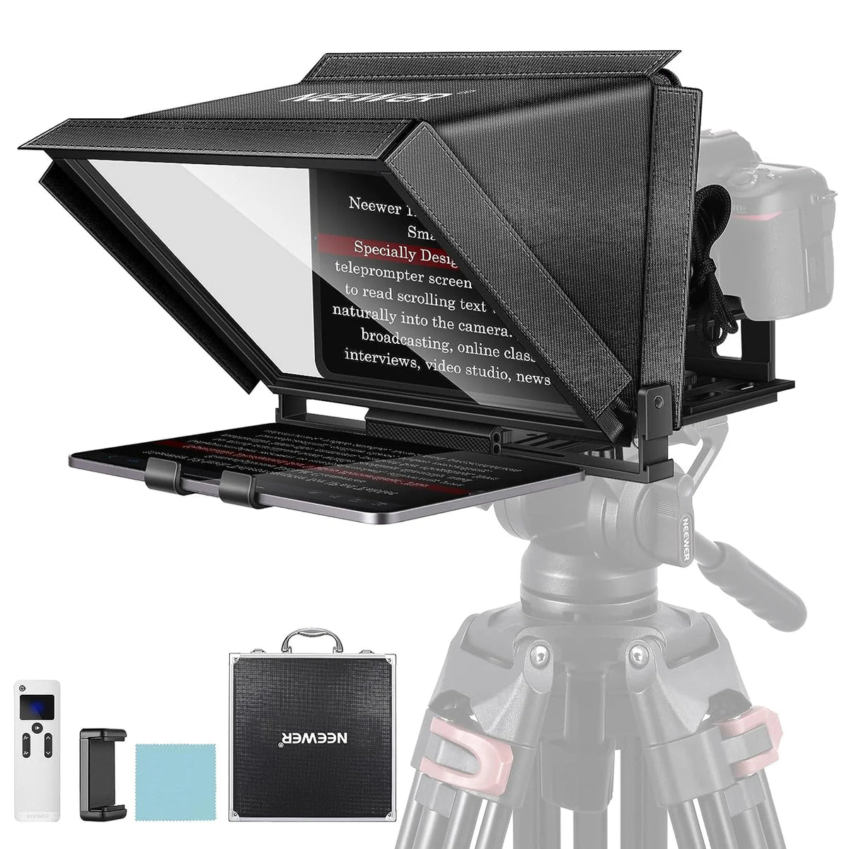 Neewer X12 Aluminum Alloy Teleprompter with App Control – Tex.az